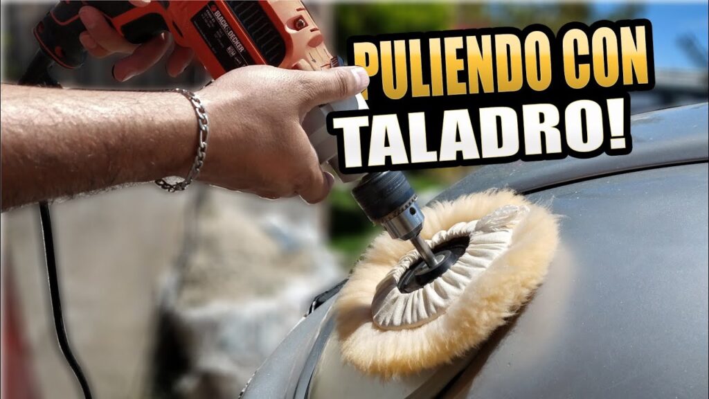 Como pulir con un taladro - Serviplan